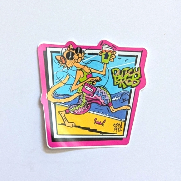 Dutch Bros | Design | Dutch Bros Vibrant Monkey Sticker | Poshmark